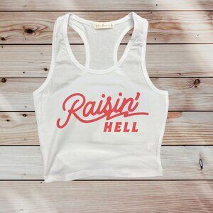 Tops | Raisin Hell Crop Tank Top | Poshmark